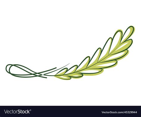 Green Text Divider Page Separators Design Line Vector Image
