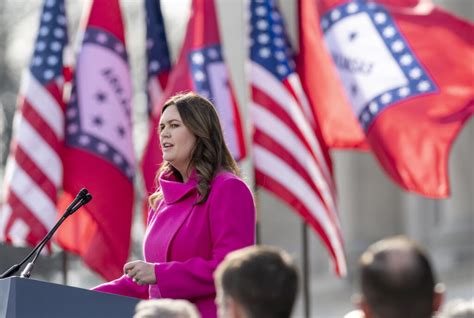 Sarah Huckabee Sanders Sworn In As Arkansas First Female Governor