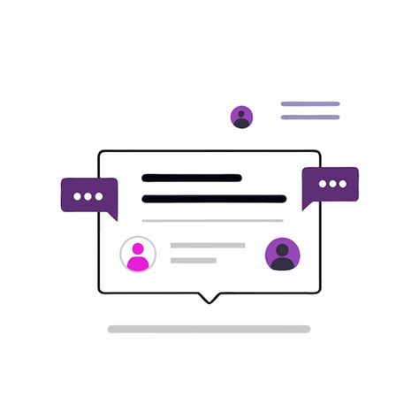 Designing Engaging Messaging Ui Elements Premium Ai Generated Vector