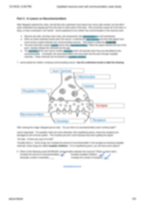 SOLUTION Updated Neurons And Cell Communication Case Study Studypool