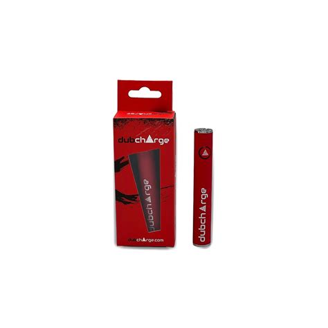 Dubcharge 510 Thread Vaporizer Battery 650 Mah Dubcharge V3 Red