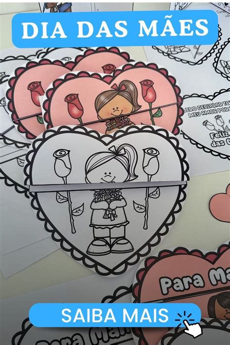 Atividade Dia Das Mães Educação Infantil Cartão Dia Das Mães Cartões