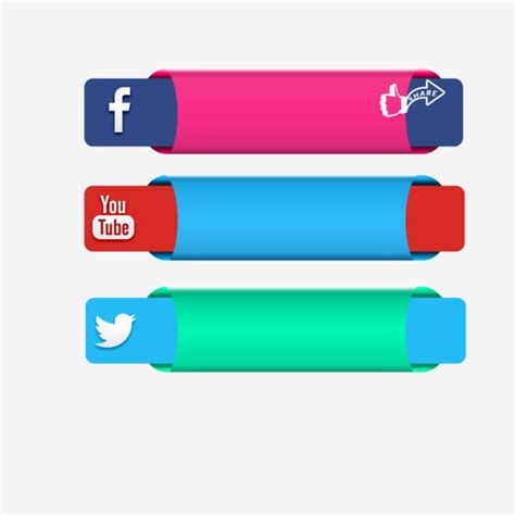 Facebook Twitter Clipart Transparent PNG Hd Social Media D Icon