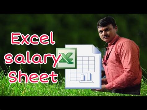 Salary Sheet Calculation Basic Pay TA DA HRA GROSS PAY PF NET SALARY YouTube
