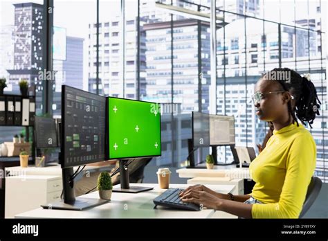 admin looking at isolated screen computer managing cloud computing