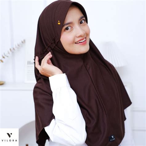 Jual New Jilbab Sekolah Viloralove Pramuka Xl Shopee Indonesia