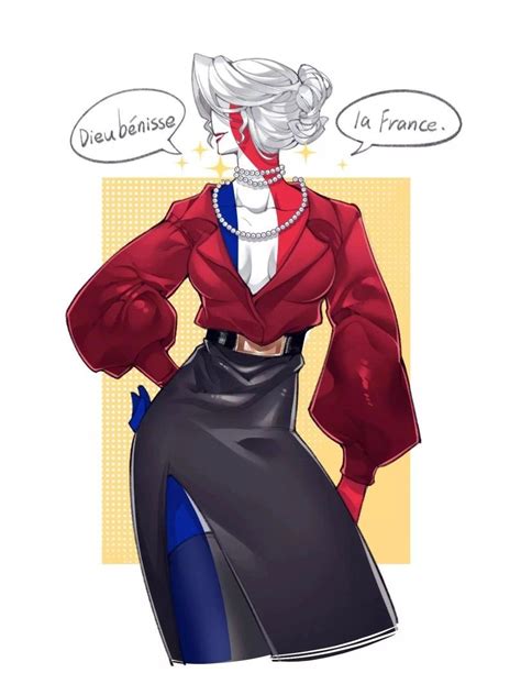 Female France Countryhumans