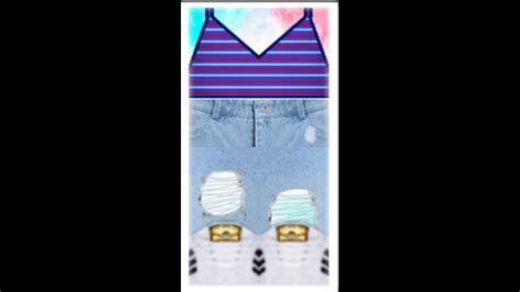 Roblox Ripped Jeans Template