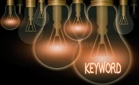 Word Writing Text Keyword Business Concept For Word Which Acts As The