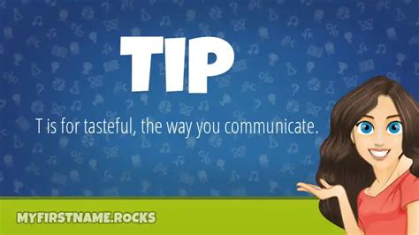 Tip First Name Personality And Popularity