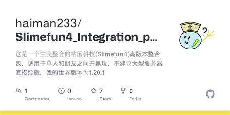 Releases Haiman Slimefun Integration Package GitHub