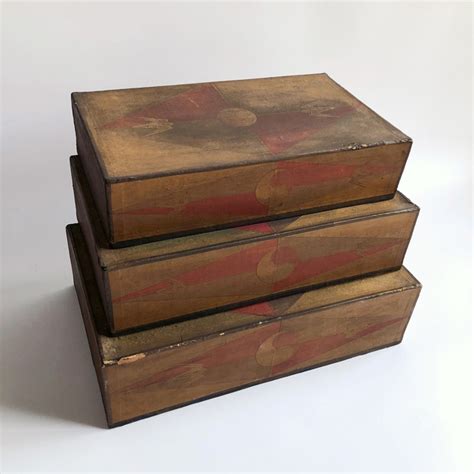 Large Nesting Boxes T A T A M I Contemporary Antiques From Japan
