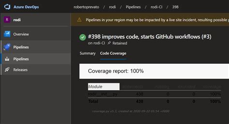 Coverage Report Format Broken · Issue 36 · Azurepytest Azurepipelines · Github