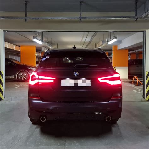 Фонари от рестайлинга и X3M диффузор с насадками — BMW X3 (G01), 3 л ...