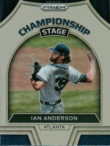 2022 Panini Prizm Championship Stage Silver Prizm Cs 4 Ian Anderson