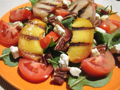 Grilled Peach Salad