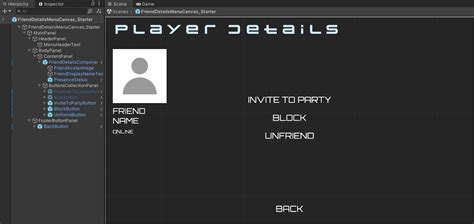 Add Friend List Menu Display Friend List Unity Module Accelbyte