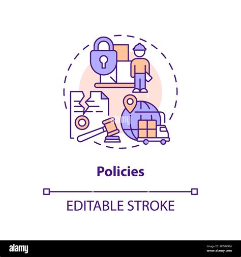 Policies Concept Icon Stock Vector Image And Art Alamy