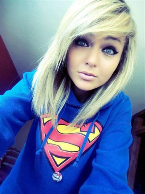 Beautiful Blonde Girl Hair Superman Image 415349 On