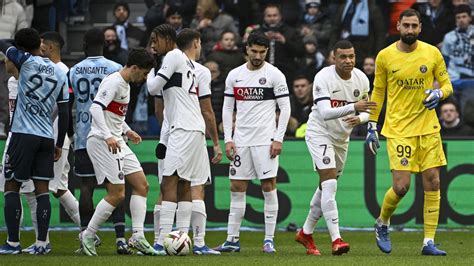 Le PSG rapidement réduit à dix après l exclusion de Donnarumma s impose au Havre et creuse l