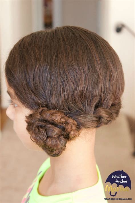 Side Dutch Braid Bun Tutorial Weather Anchor Mama