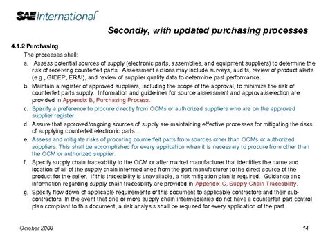 Counterfeit Electronic Parts Avoidance Detection Mitigation And Disposition