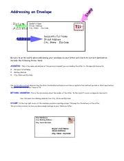 How To Address An Envelope A Step By Step Guide For Proper Course Hero