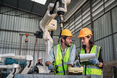 Industrial Engineers Are In Charge Of Controlling The Automated Robot