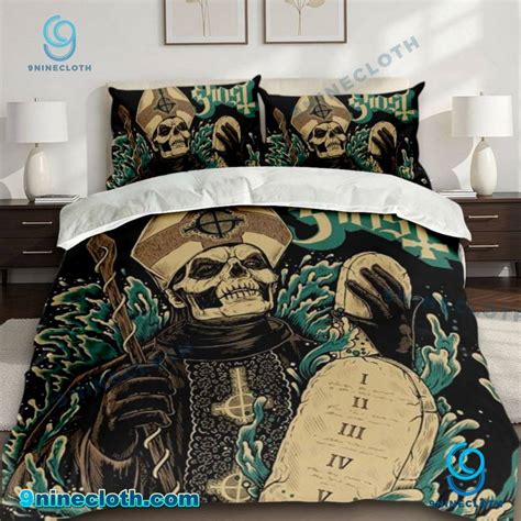 Ghost Band 13 Commandments Album Cover Bedding Set 9ninecloth