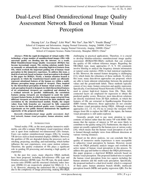 Pdf Dual Level Blind Omnidirectional Image Quality Assessment Network