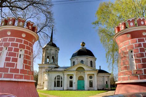 Церковь Иоанна Предтечи при усадьбе Гончаровых Ярополец Волоколамский