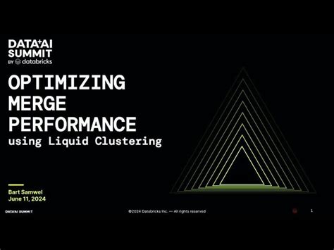 Free Video Optimizing Merge Performance Using Liquid Clustering And