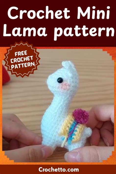 Make Crochet Mini Lama Free Pattern