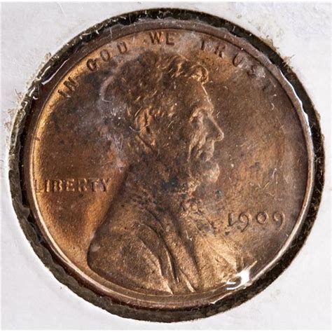 American Wheat Lincoln Penny 1908 Vdb