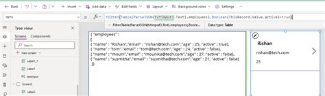 introduction to parse json{} in power apps rishan solutions
