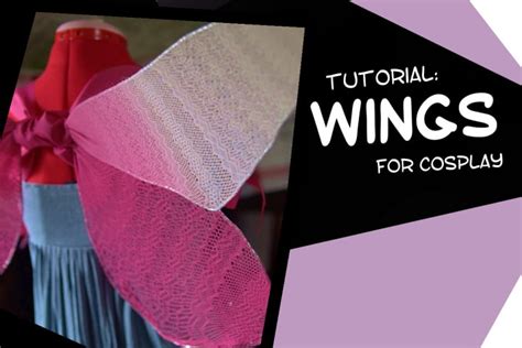 Tutorial How To Make Simple Shoujo Style Wings For Costumes