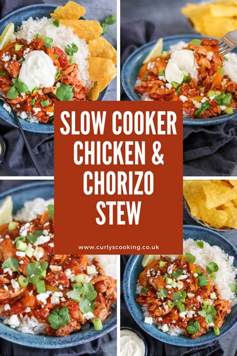 Slow Cooker Chicken And Chorizo Stew Curlys Cooking