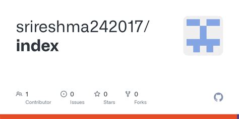 GitHub Srireshma Index