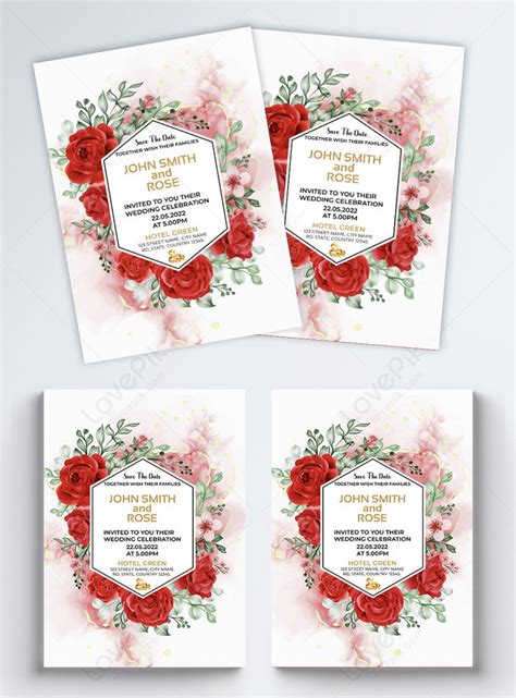 청첩장 이미지 사진 450110593 무료 다운로드