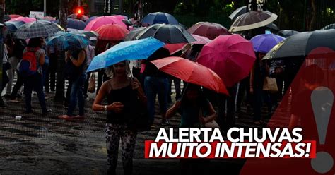 ALERTA Mais de 100 cidades terão CHUVAS muito intensas confira a lista