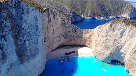 ΠΑΡΑΛΙΑ ΝΑΥΑΓΙΟ ΖΑΚΥΝΘΟΣ Drone Schipwreck Beach Aerial View