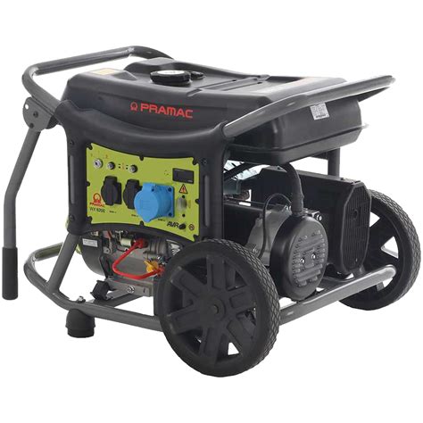 Generatore Di Corrente Monofase 5 8 KW A Benzina PRAMAC Motore 4 Tempi Avviamento Elettrico AVR