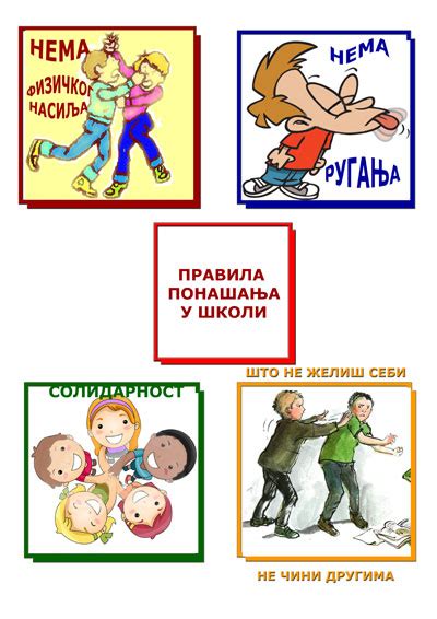 Правила понашања у школи