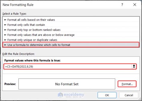Conditional Formatting For Dates Older Than Certain Date In Excel