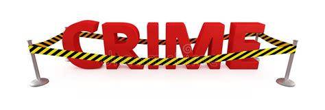 Crime Scene Violent Murder Homicide Forbidden Area Stock Illustration