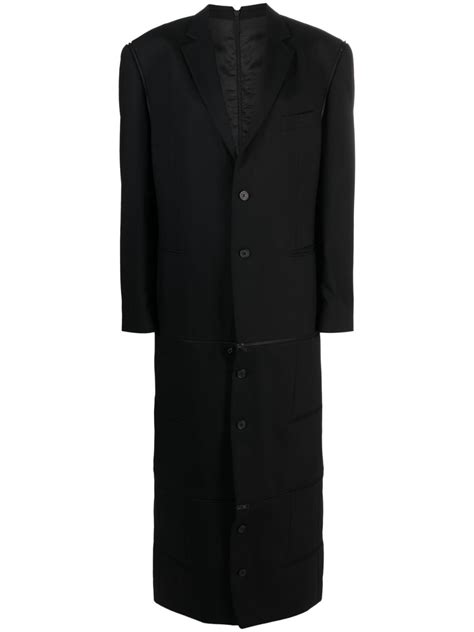 Bettter Transformer Detachable Panels Wool Coat In Black Modesens