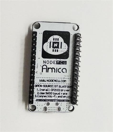 Nodemcu Esp8266 Wifi Development Board Amica Breadboard Friendly