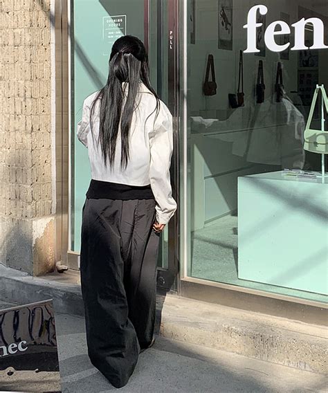 에이제 벌룬핏 밴딩 와이드 팬츠 공용 4 Color