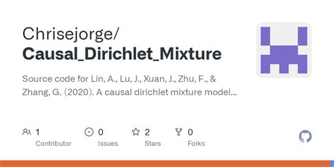 github chrisejorge causal dirichlet mixture source code for lin a