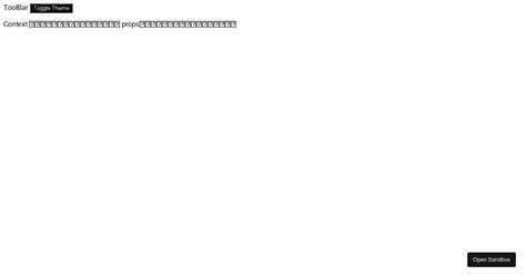Context Api Forked Codesandbox